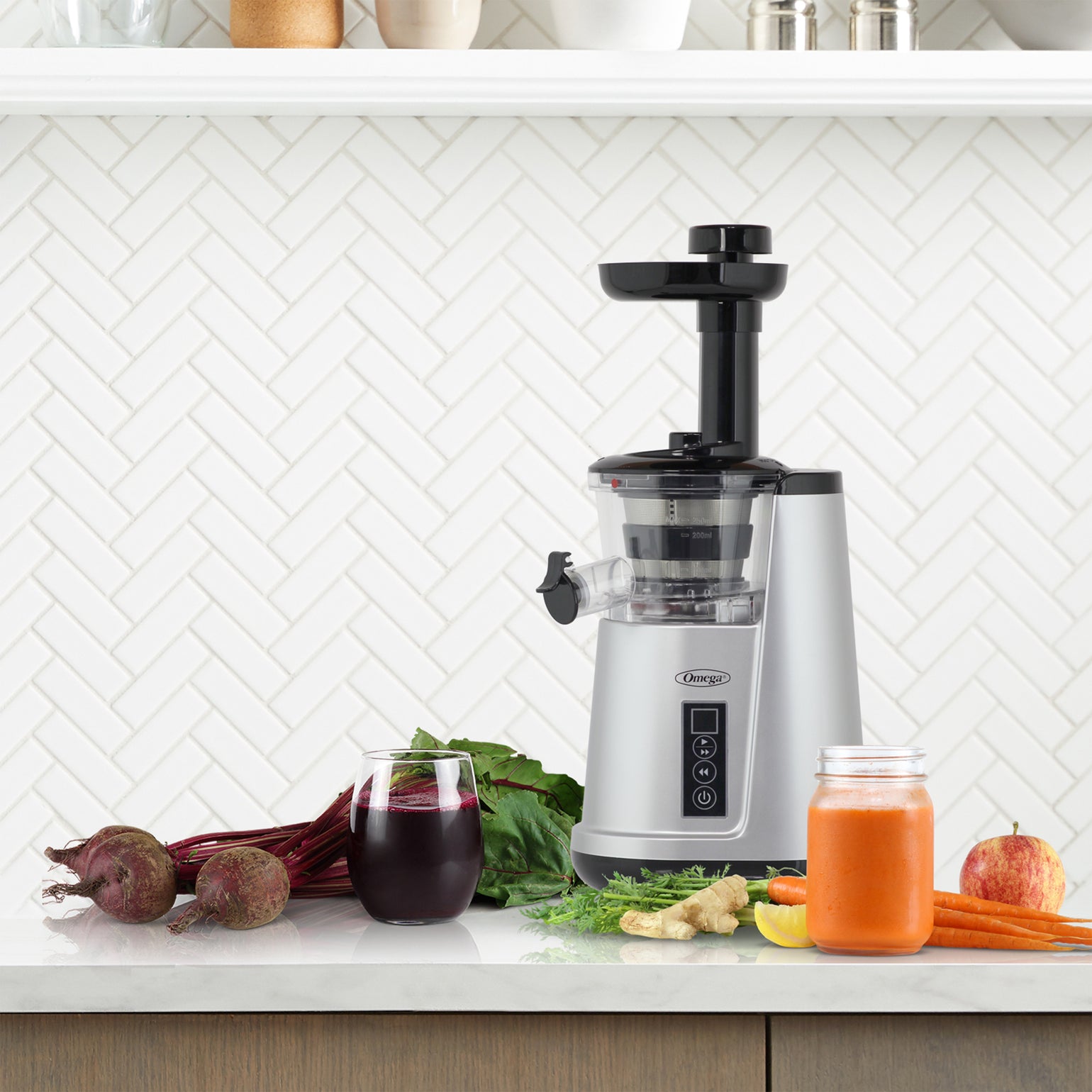 Omega Cold Press 365 Compact Masticating Vertical Juicer, 120W Low ...
