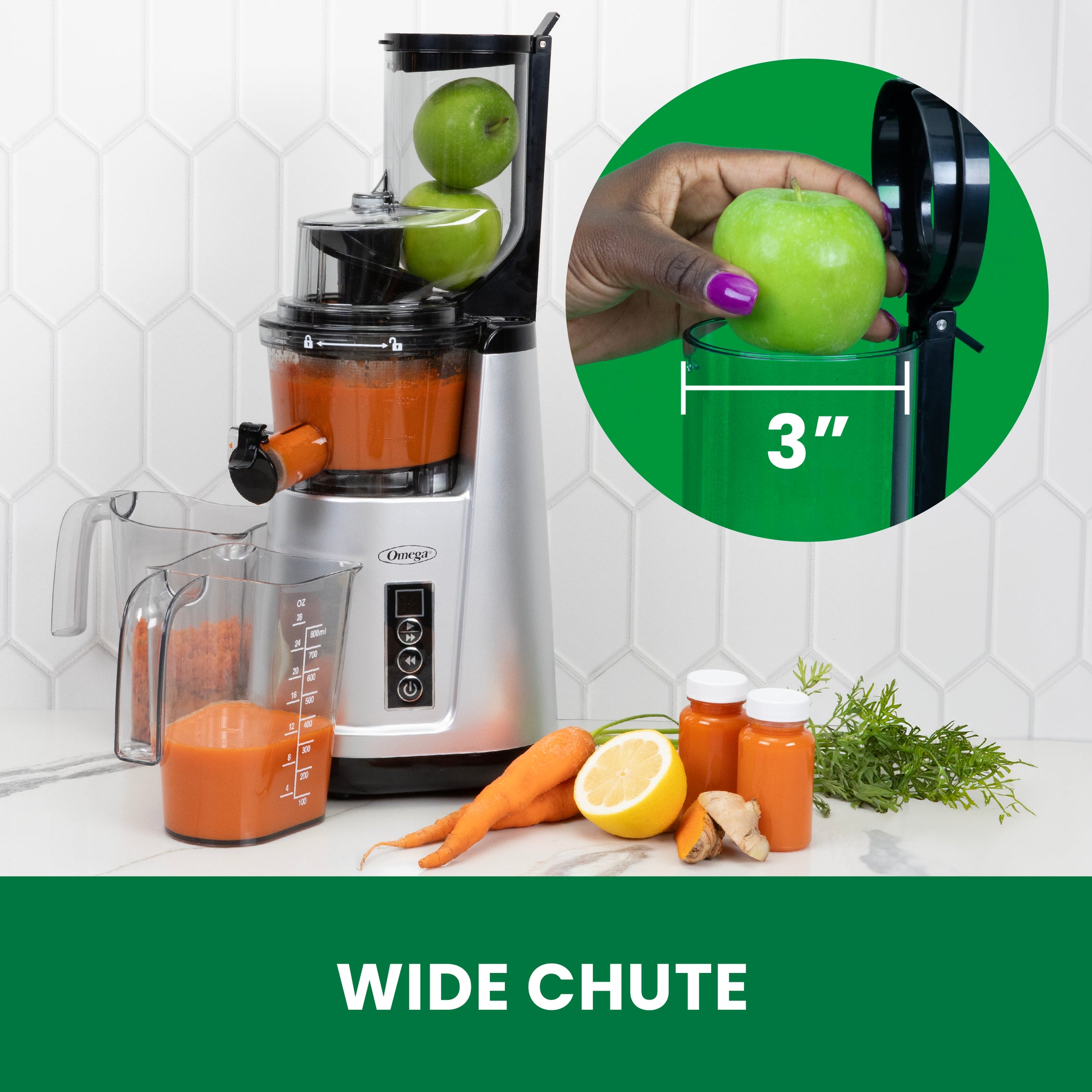 Omega Wide Mouth Vertical Cold Press Juicer – Omega Juicers