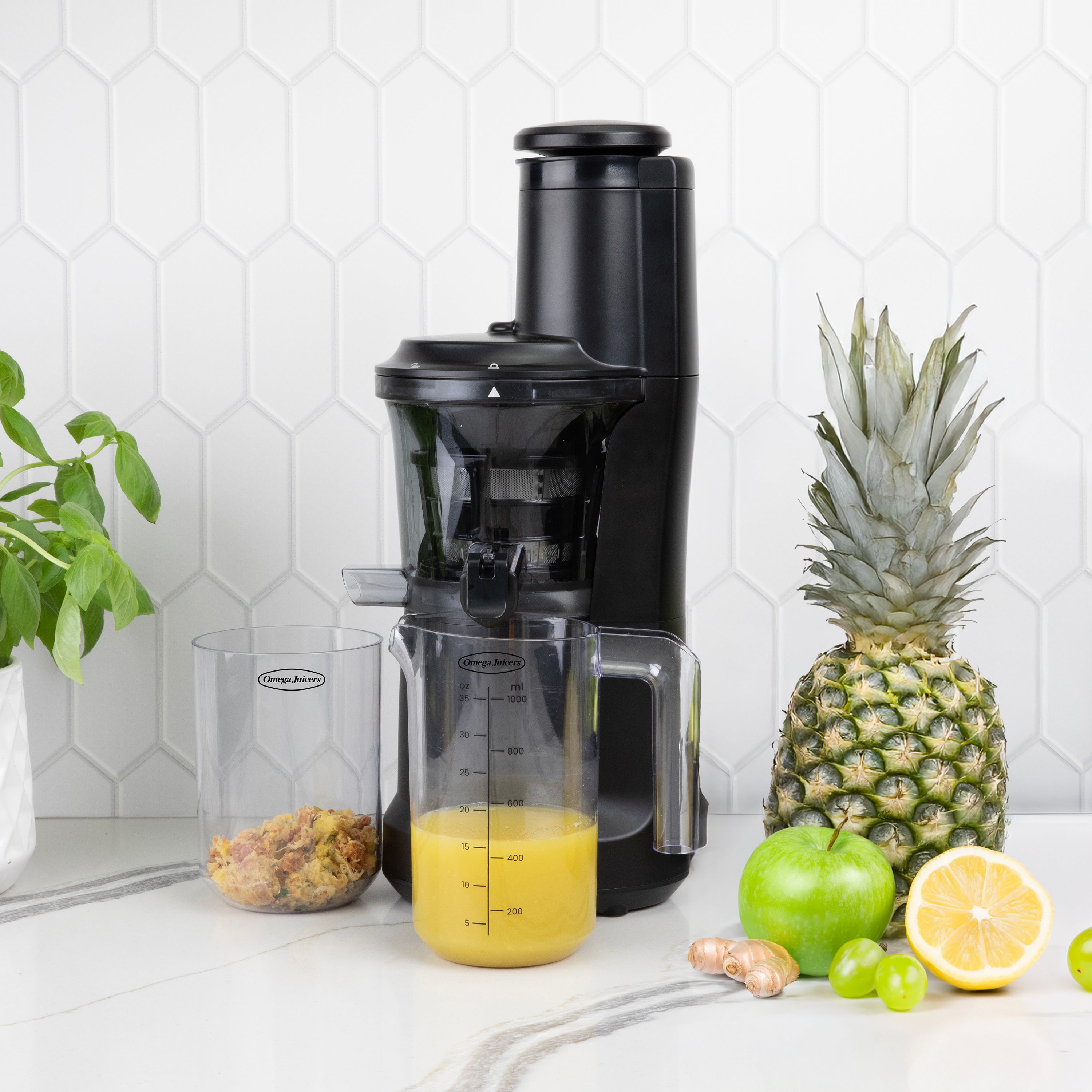 Omega Vertical Wide Mouth Cold Press Juicer (OMJCSMVSFBK13G) – Omega ...